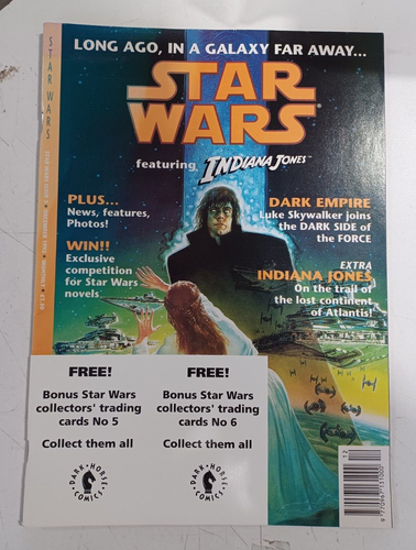 Vintage 1992 Star Wars Magazine Featuring Indiana Jones Issue 3 | eBay