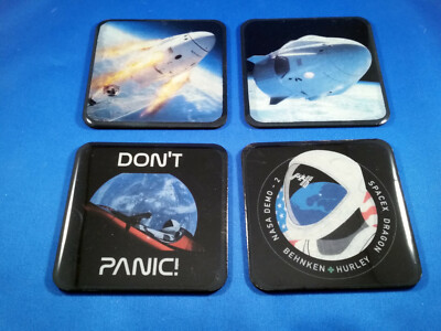 SpaceX Full Color Coasters set of 4 | eBay