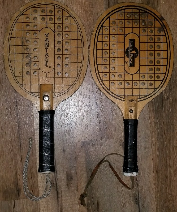 2 - HIGHT KORE and VANTAGE wood Paddleball Racquets | eBay