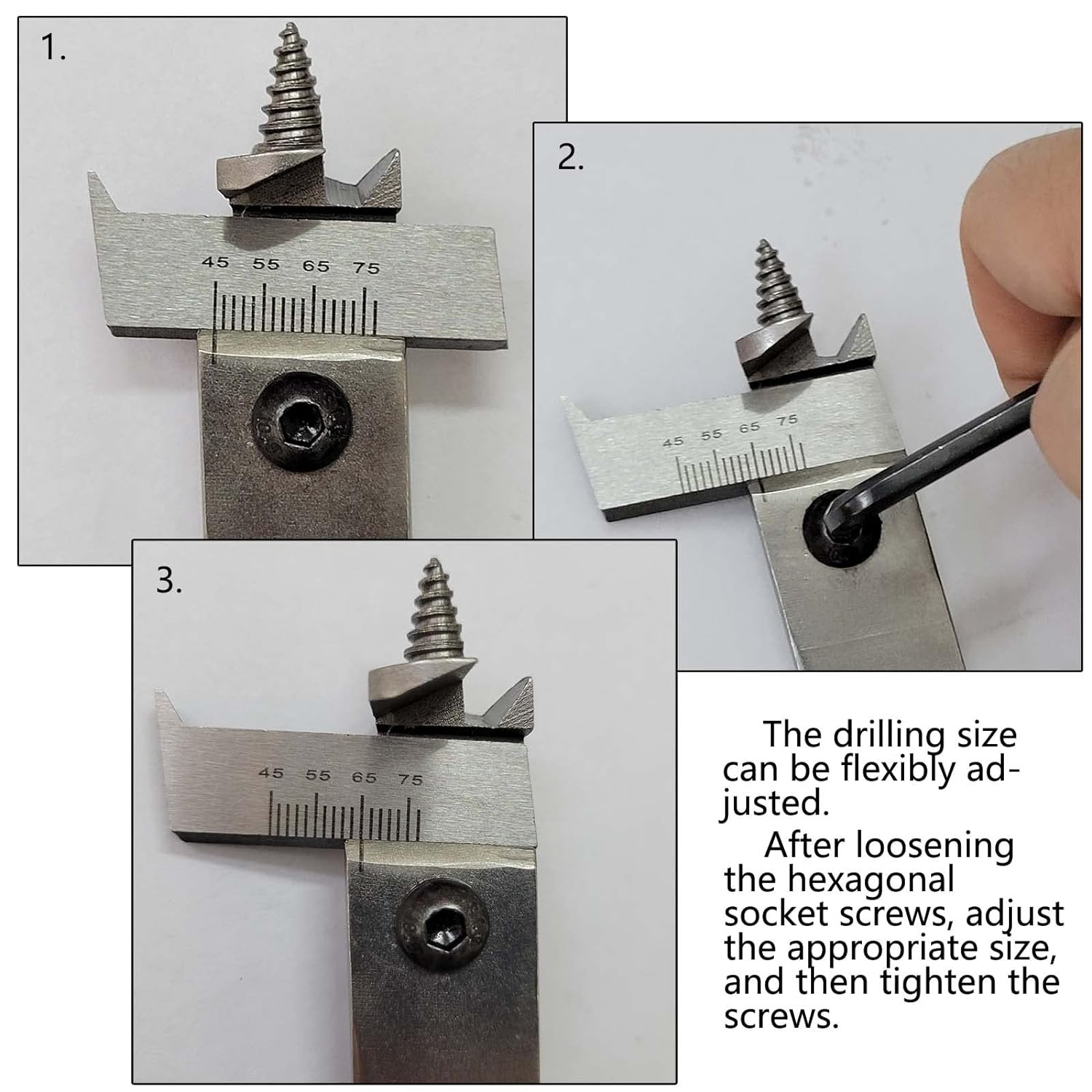 22-77Mm Adjustable Spade Bit Expansive Flat Woodworking Boring Drill ...