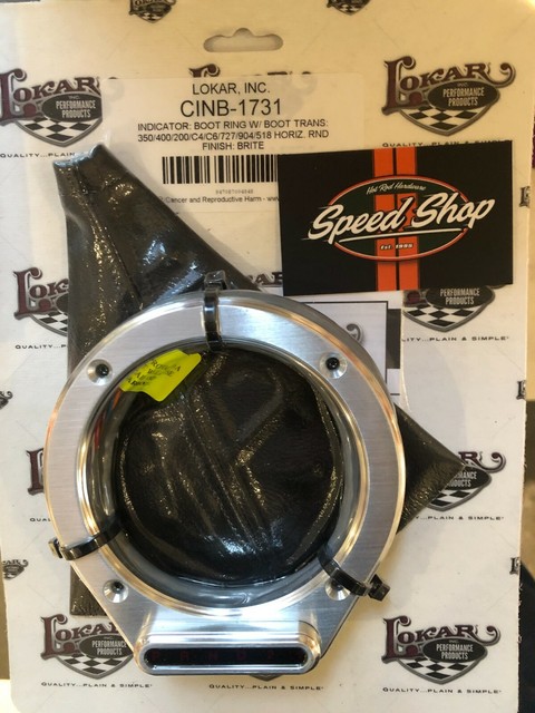 Lokar Horizontal Round Transmisson Gear Shift Indicator Boot Th350/400 ...