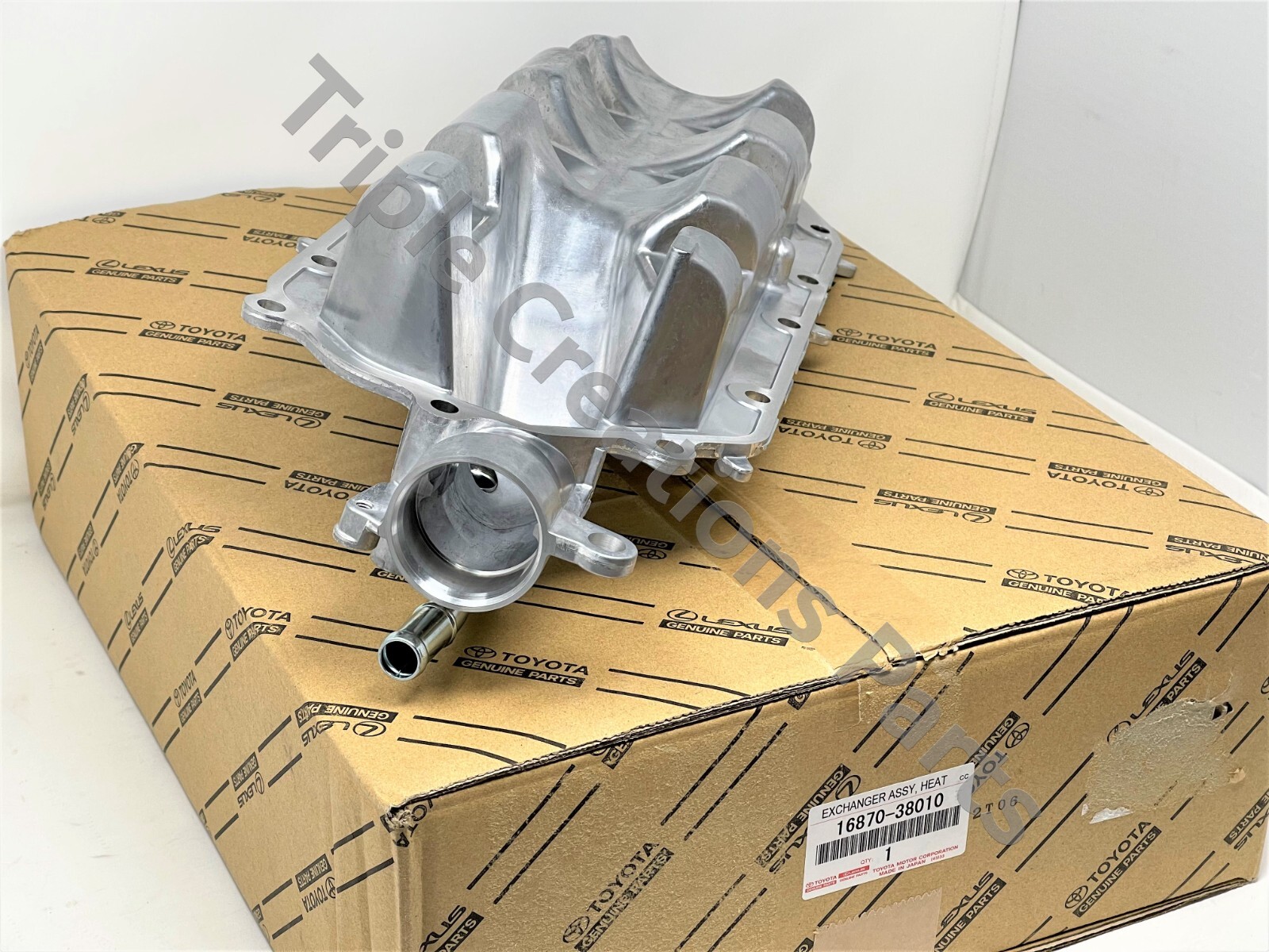 TOYOTA GENUINE OEM 16870-38010 COVER, HEAT EXCHANGER, NO.1 1687038010 ...