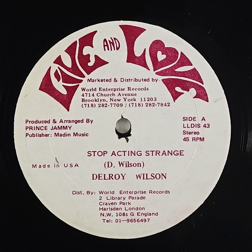 Delroy Wilson "Don't Put The Blame On Me" Reggae 12" Love & Love HEAR ...