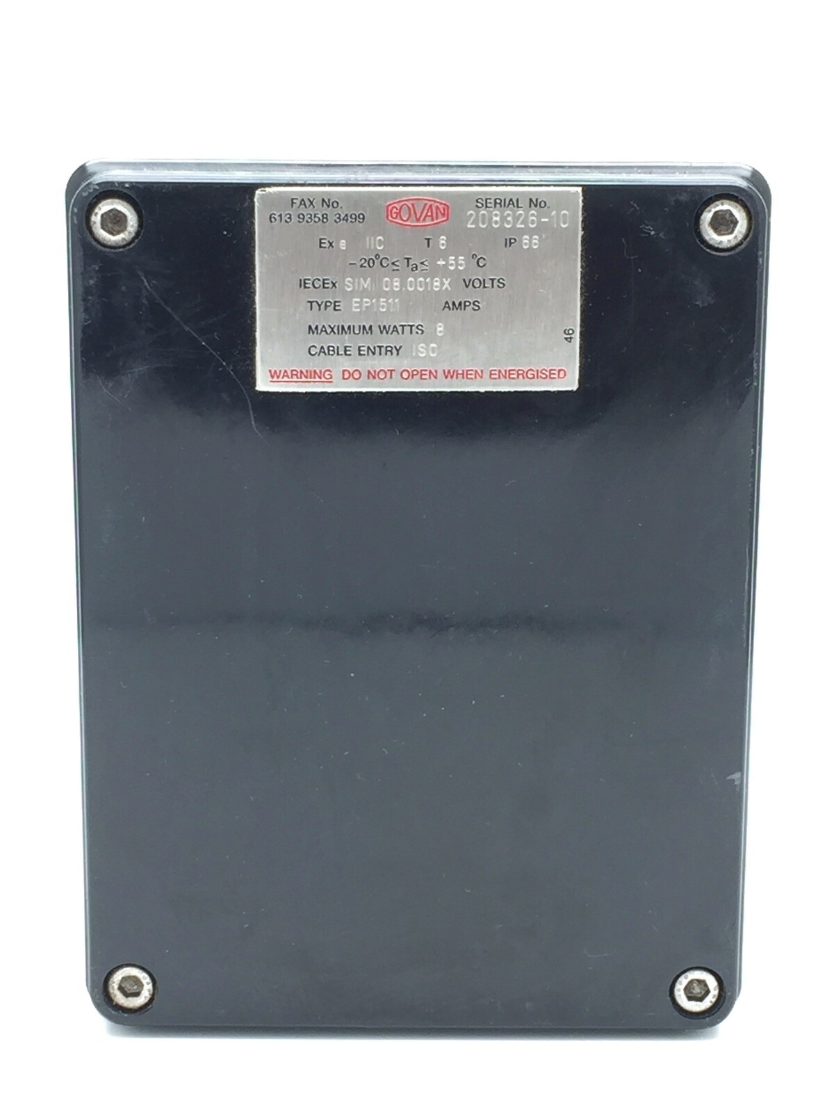 GOVAN EP1511 Junction Box Max 8W IP66 +-55˚C SIM08.0018X | eBay UK