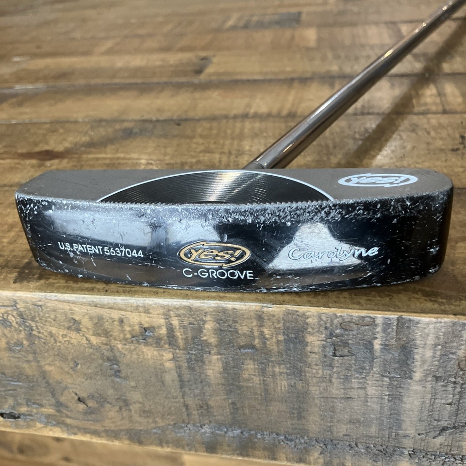 Yes! C-Groove Carolyne Putter Blade Center-Shafted Milled Face Steel 36 ...