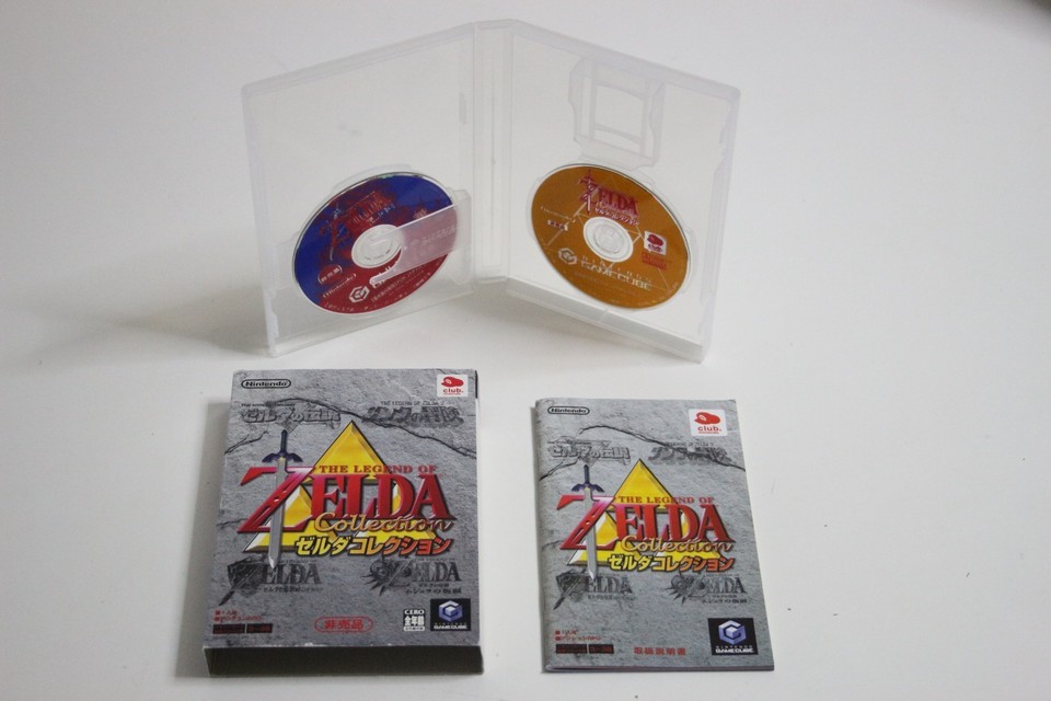 The Legend of Zelda Collection for GameCube Club Nintendo w/ Ocarina of ...