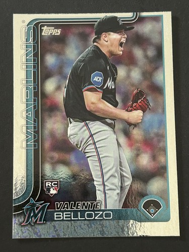 2025 Topps #458 Valente Bellozo Holo Foil Miami Marlins | eBay