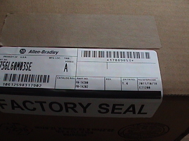 Allen Bradley 1756-l60m03se Logix 5560m03se Processor and Sercos Unit ...