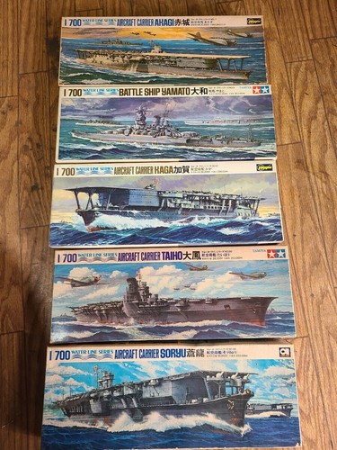 Showa Era Plastic Model Unreleased Tamiya And Other 5-Piece Set Dead ...