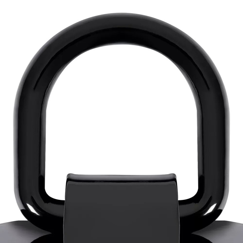 4PCS Heavy Duty 12000 Lbs Removable D-Ring Stake Pocket Powder Coated ...