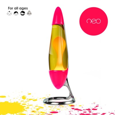Mathmos Neo Lava Lamp - pink - yellow/orange | eBay Australia