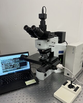 Olympus BX51M Microscope Scanning Prior Stage BF/DF Semi/MET Cam | eBay