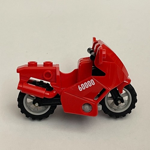 Lego 52035 89536 Motorcycle Red Black Gray Replacement Add-on Pieces ...
