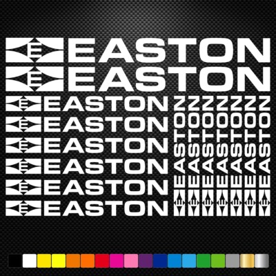 EASTON - 15 Vinyl Decals Stickers Sheet Bike Frame Cycle Cycling ...