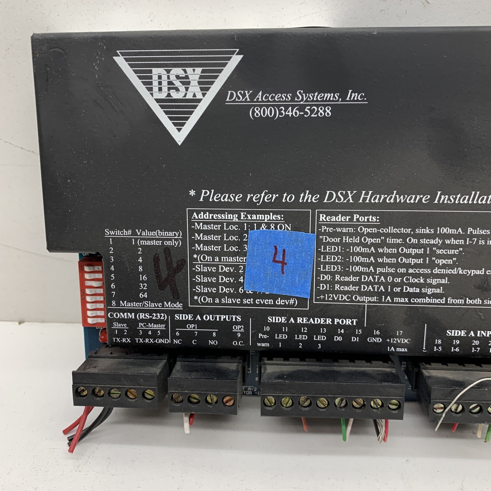 DSX Access Systems DSX-1042 2-Door Intelligent Controller Control ...