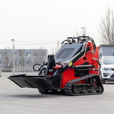 380 Triangle Track Mini Skid Steer Loader 23HP EPA Petrol Engine ...