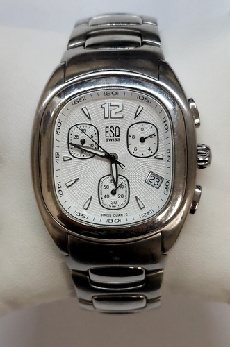 ESQ by MOVADO SWISS , CHRONOGRAPH WATCH MODEL # E5265 | eBay