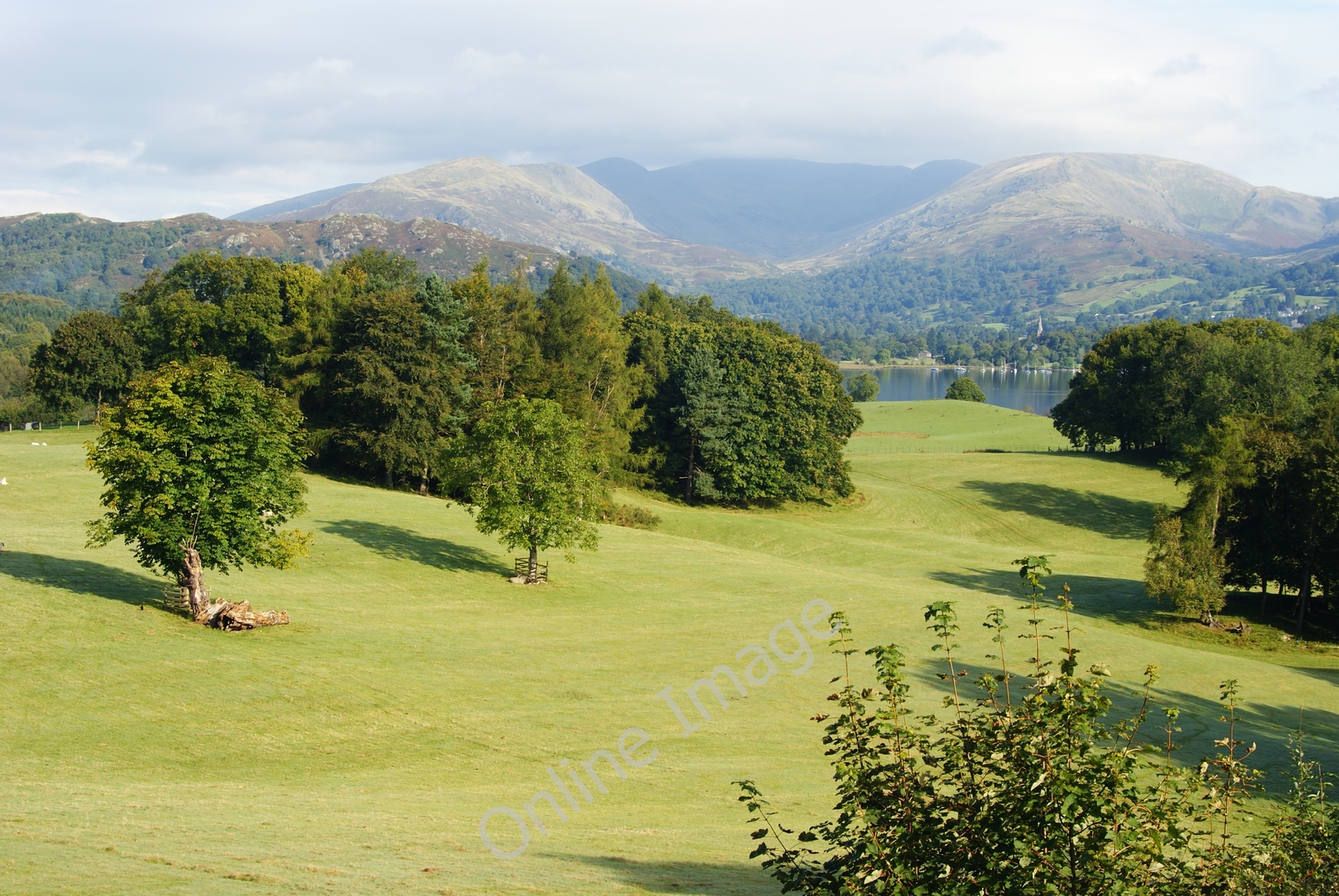Photo 6x4 View From Wray Castle, Cumbria High Wray Looking to the north ...