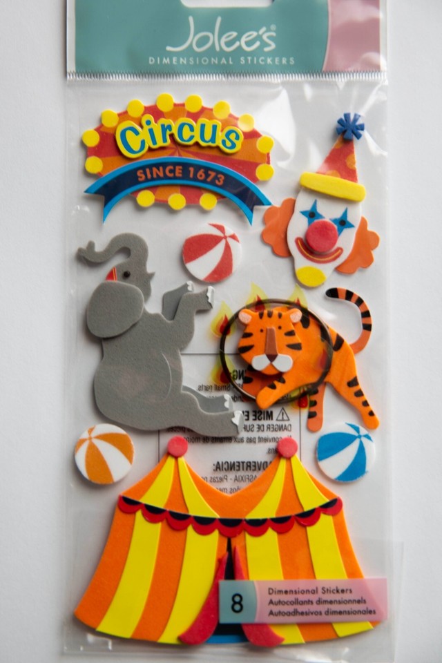 Jolee's Scrapbooking Stickers, ZOO CIRCUS THEME, You Pick! Some Rare ...