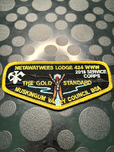 OA NETAWATWEES LODGE 424 S? 2013 SERVICE CORPS, THE GOLD STANDARD GMY ...