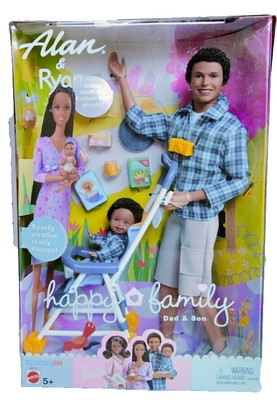 Mattel Happy Family Alan & Ryan African American #56711 NIB-NRFB | eBay