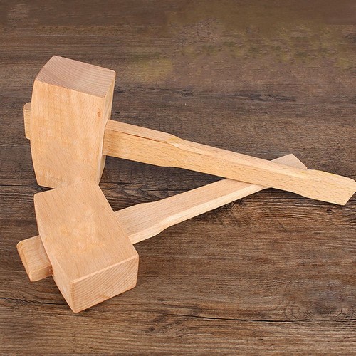Wooden Mallet Hammer Beech Solid Carpenter Quality Wood Handle ...