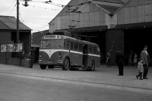 Mexborough & Swinton Trolleybus 35 Rawmarsh Depot Bus Photo | eBay