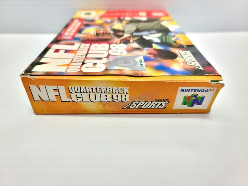 NFL Quarterback Club 98 (Nintendo 64, 1997) N64 CIB Tested Football ...