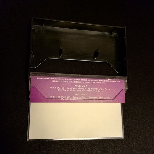 Capitol THE BEACH BOYS Fun Fun Fun Cassette CASE & INSERT ONLY | eBay
