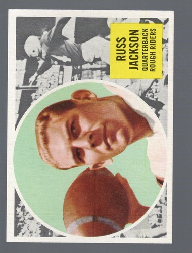 Russ Jackson 1960 Topps #63 RC | eBay