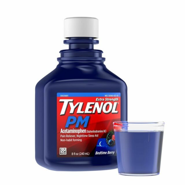 TYLENOL PM Extra Strength Liquid Diphenhydramine HCI/Acetaminophen ...
