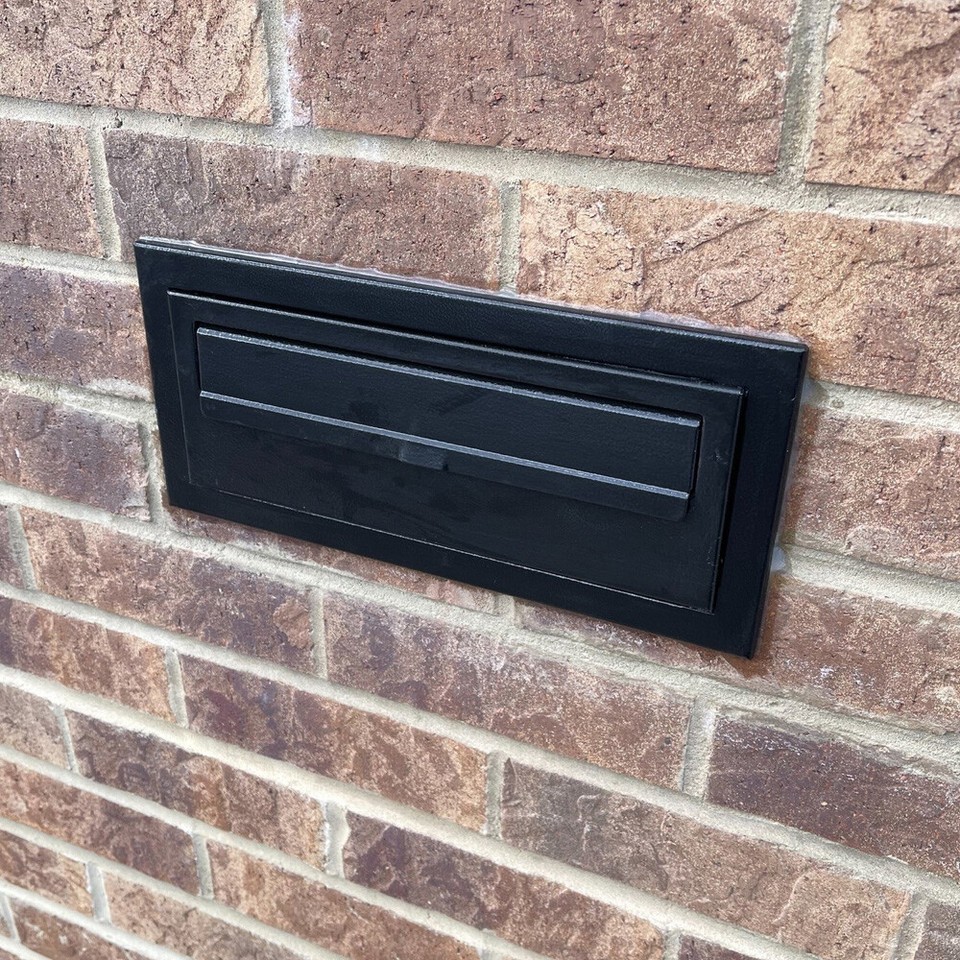 Through the Wall Rolle Letterbox with Telescopic Lockable Steel Mail ...