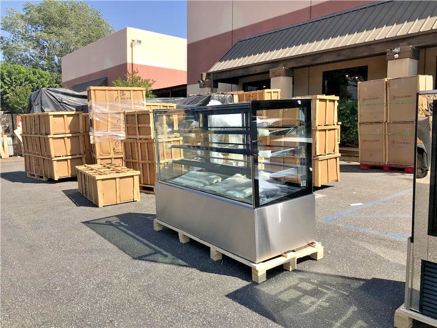 NEW 72" Bakery Deli Refrigerator Display Case Cooler Showcase NSF ETL ...