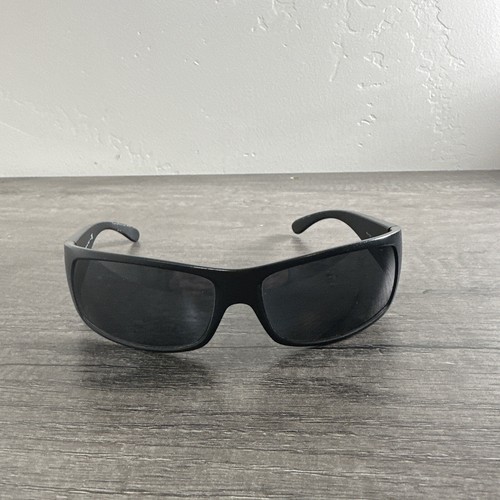 Ray Ban Sunglasses RB4108 601-S 3N Black Wrap Biker Motorcycle FRAMES ...