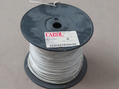 Carol 16 AWG White Stranded Copper Wire MTW TFF AWM Building/Machine ...
