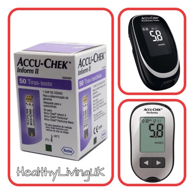 Accu-Chek Performa Nano Test Strips - For Performa Meters - 1 x 50 -RRP ...
