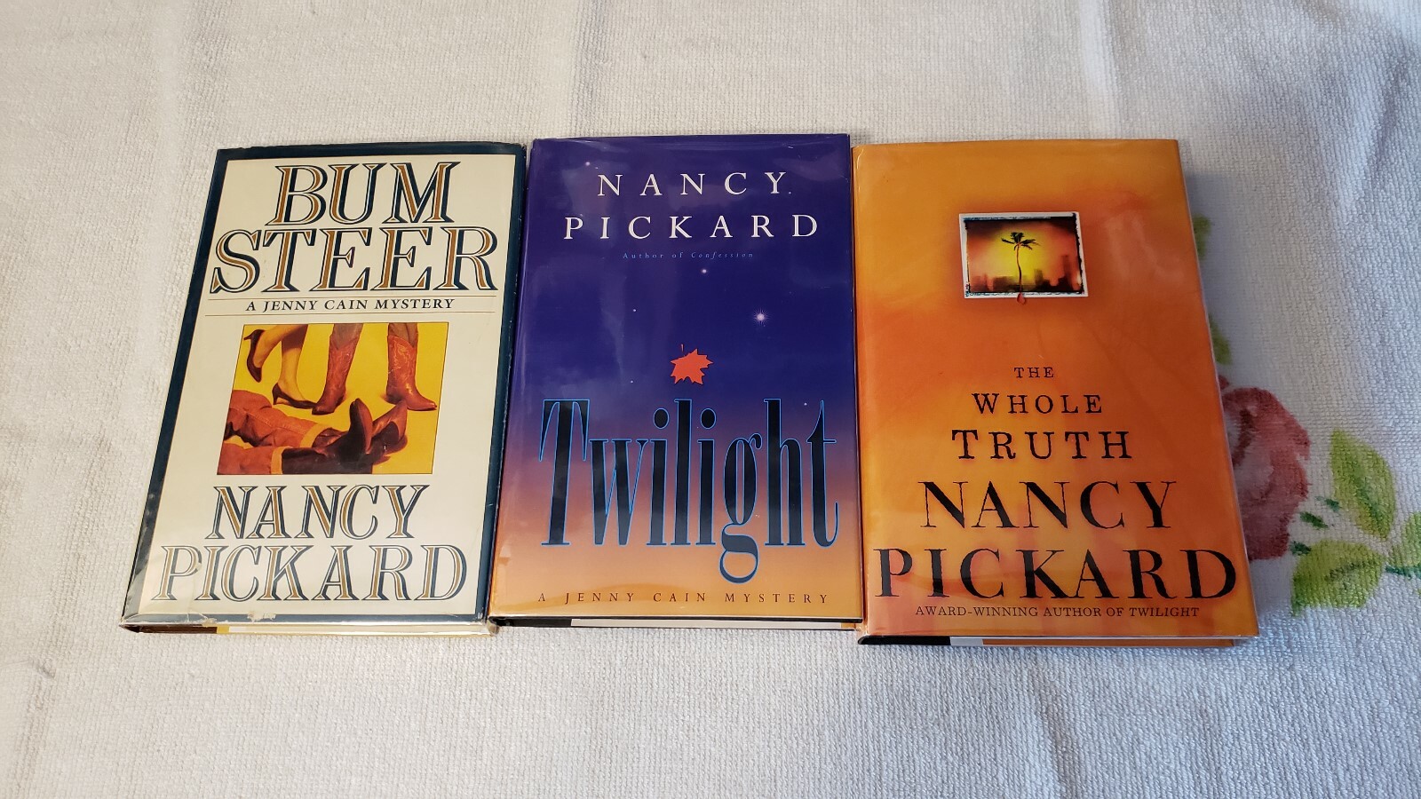 (3) THREE - SIGNED - HARD COVER BOOKS by NANCY PICKARD +BCE+ | eBay