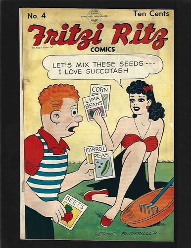 Fritzi Ritz Comics #4 FN+ Ernie Bushmiller Phil Fumble El Bombo Humor | eBay