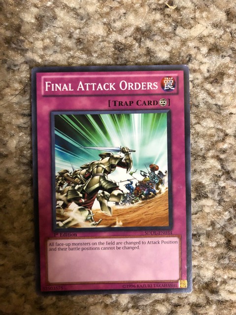 Yugioh! Final Attack Orders - DR1-EN207 - Common - Unlimited Edition ...