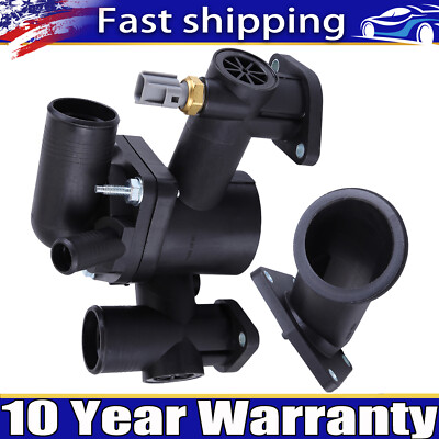 Thermostat Housing with Thermostat for 03-05 Jaguar S-Type XJ8 XJR 4.2L ...