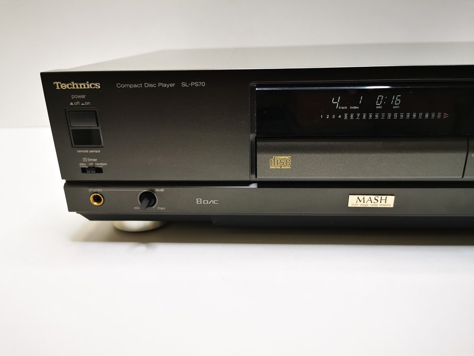 TECHNICS SL-PS70 Stereo CD Player with remote Control * Serviced Fully ...