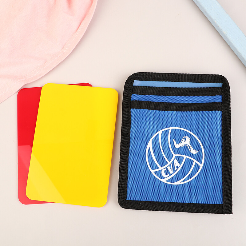 Volleyball Referee Card Red Yellow Cards Designated Penalty Equipment ...