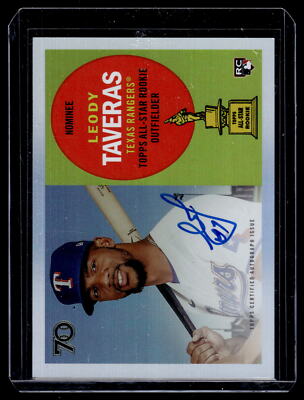 Leody Taveras 2021 Topps All-Star Rookie Cup Foil Autograph Card #RCA ...