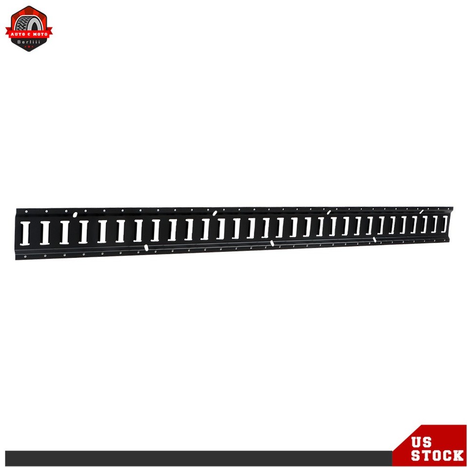 E Track Bar Rails Powder Coat Stainless Steel E Track Tie Down Rail Kit ...