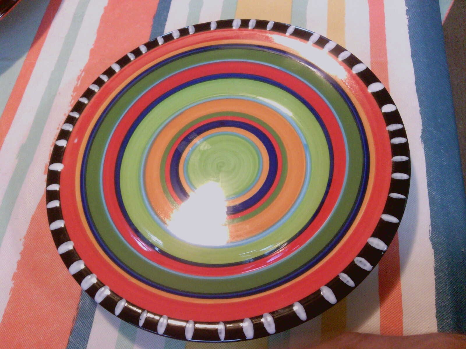 Elite Pueblo Springs Multicolor Plate 8 1/2" | eBay