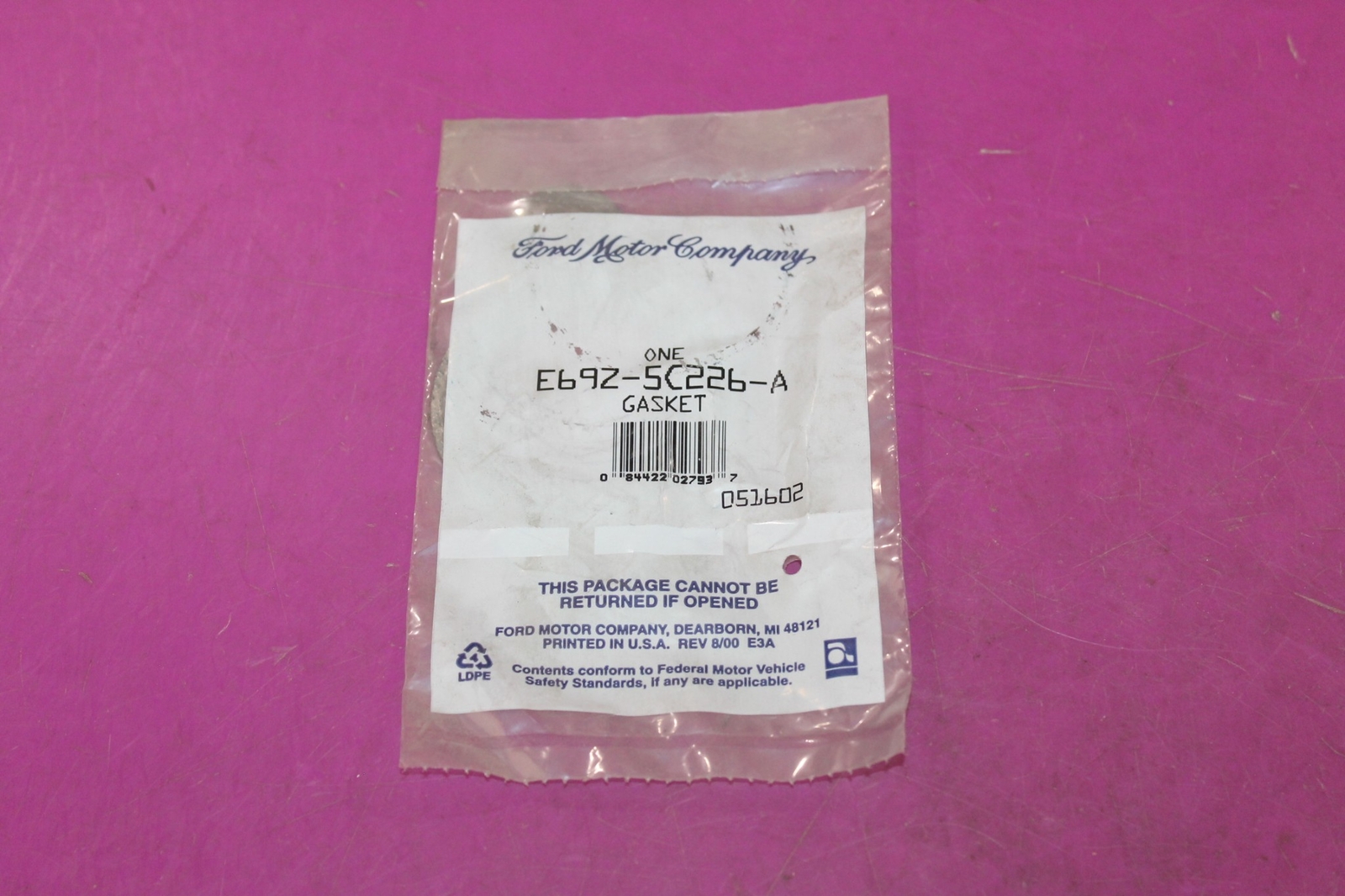 NOS Ford Gasket. Part E69Z-5C226-A. See pic. | eBay