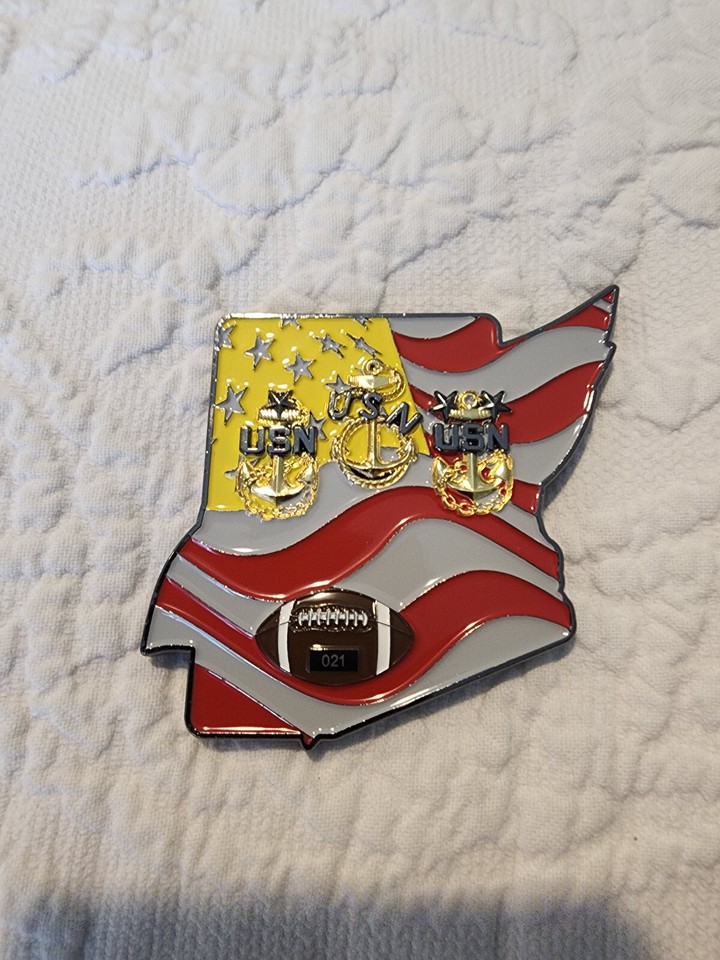 ARIZONA CARDINALS , CPO CHALLENGE, NAVY CHIEF CHALLENGE COIN NFL SERIES ...