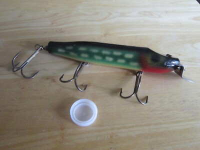 VINTAGE WOOD C.C.B.C. TYPE MUSKY BASS LURE | eBay