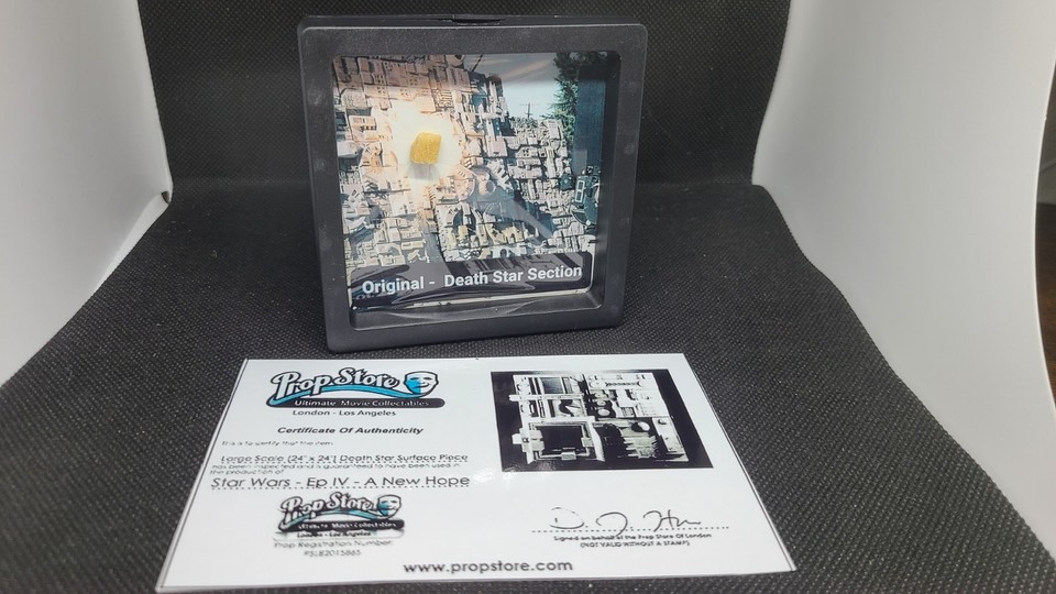 Star Wars - Death Star Original Prop Fragment From EPISODE IV 1977 | eBay