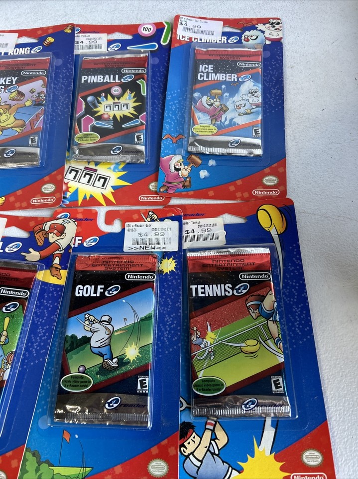 Nintendo E Reader Lot Of 12 Game Boy Advance GBA 2002) Complete Sealed ...